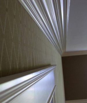 Residential fabric track solution | Clean Edge System track